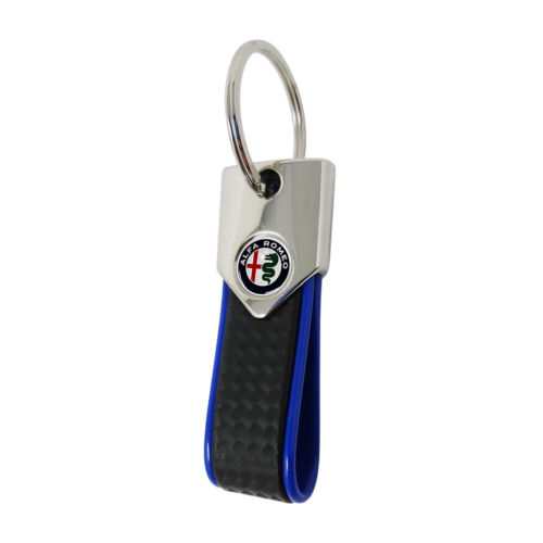 Keychain Elite Alfisti, Carbon Blue with Logo Alfa Romeo Colours | eBay