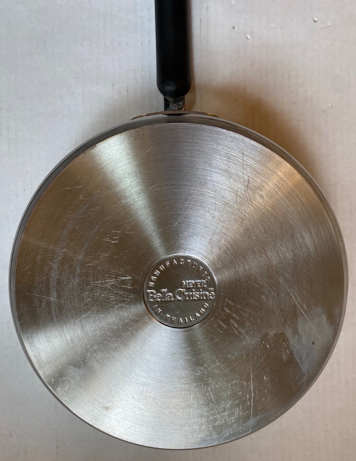 10" Meyer Bella Cuisine Deep Skillet Fry Pan Stainless Steel Raised ...