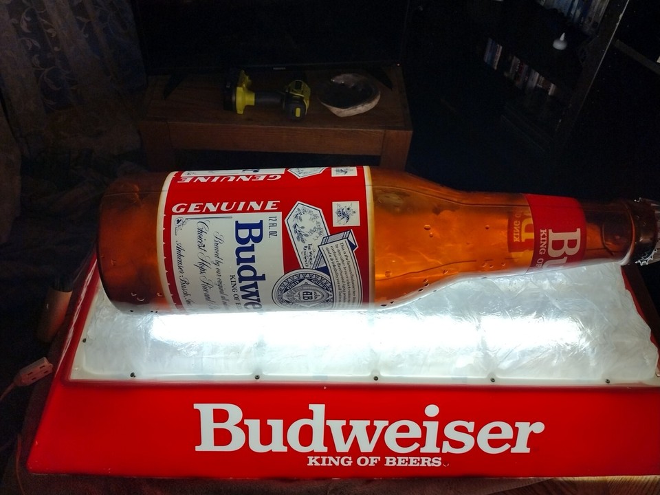 budweiser pool table light | eBay