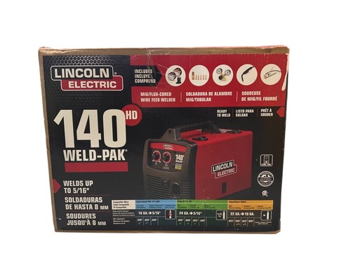 Lincoln Electric 140 HD Weld Pak Mig Flux Cored Wire Feed Welder K2514 ...