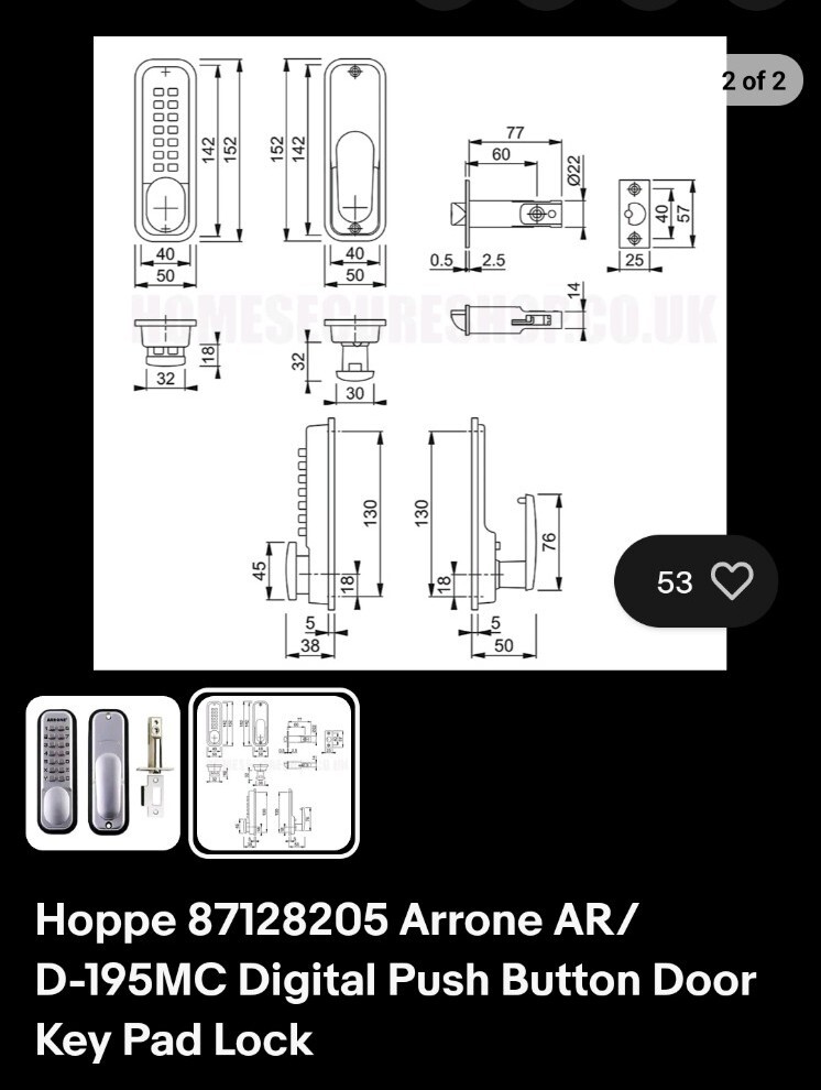 arrone door lock | eBay UK