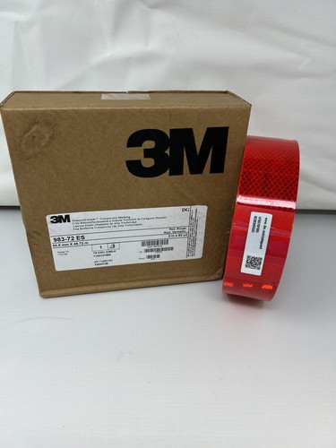 3M 983-72 Reflective Truck Trailer Vehicle Conspicuity Safety Tape Red ...