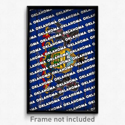 Oklahoma Pennsylvania Poster (PA City Souvenir 11x17 Town Print) | eBay