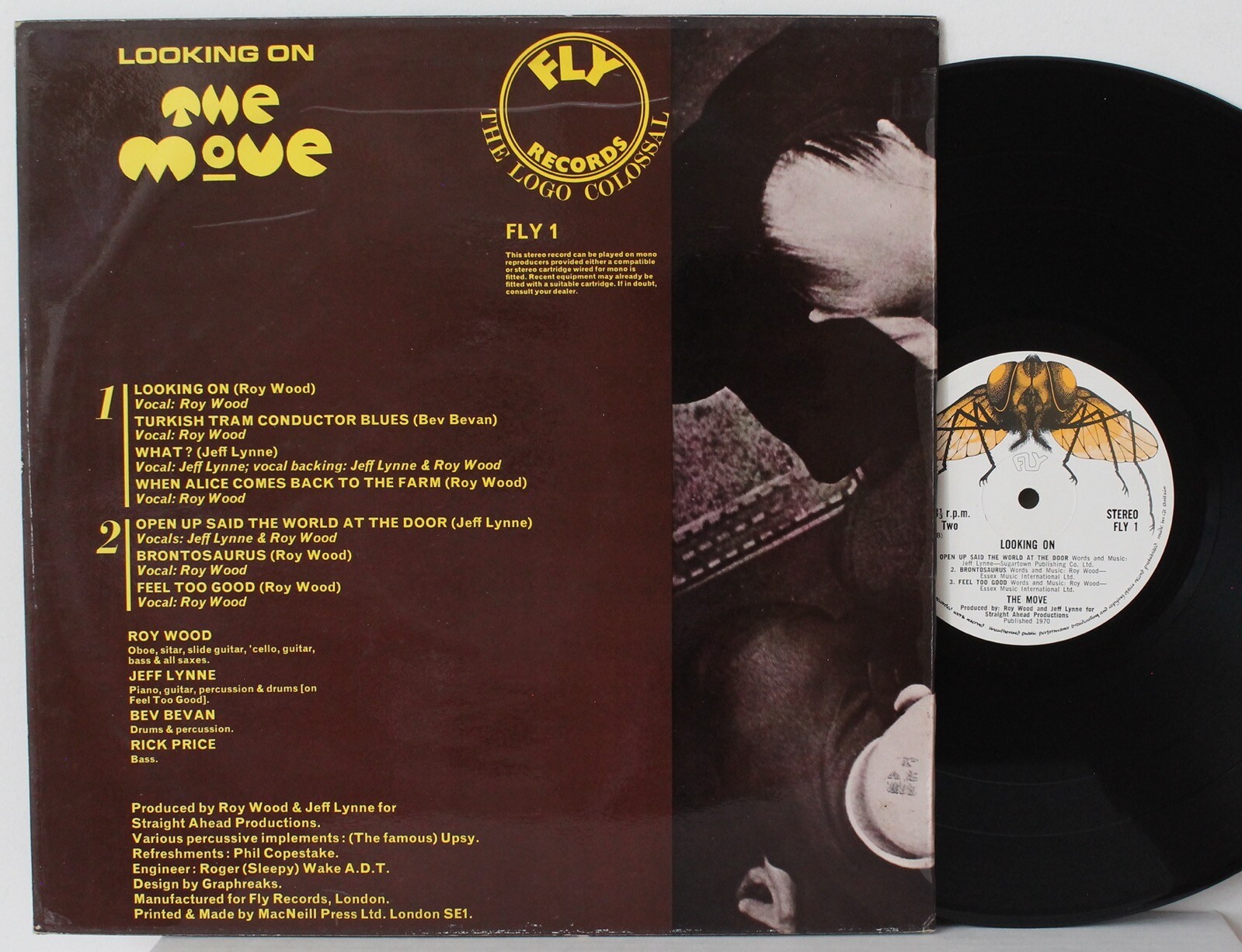 THE MOVE “Looking On” LP (Fly 1, orig ’70 UK Press) VG++ Psych Prog | eBay