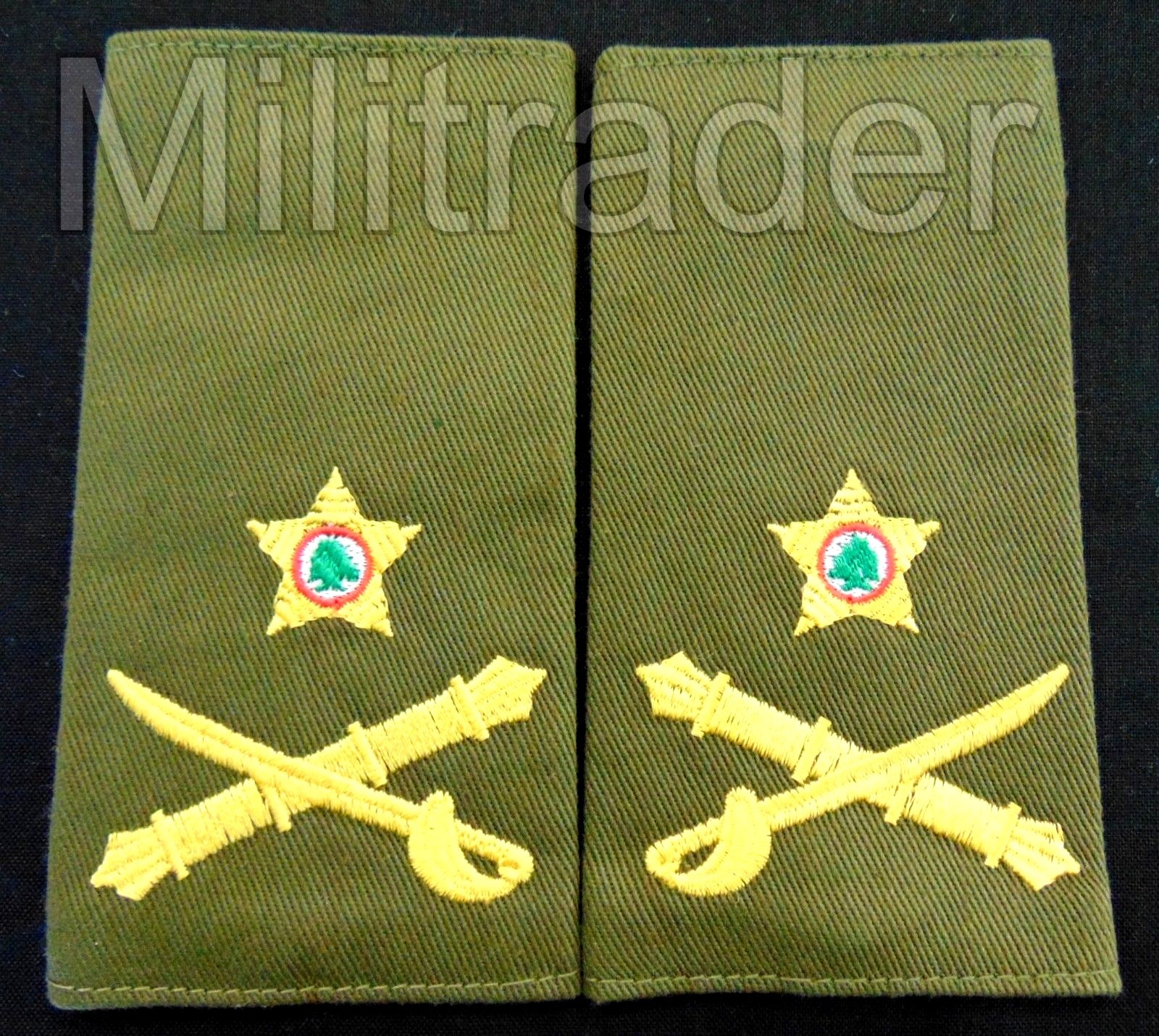 Lebanon Lebanese Army Brigadier General Epaulets | eBay