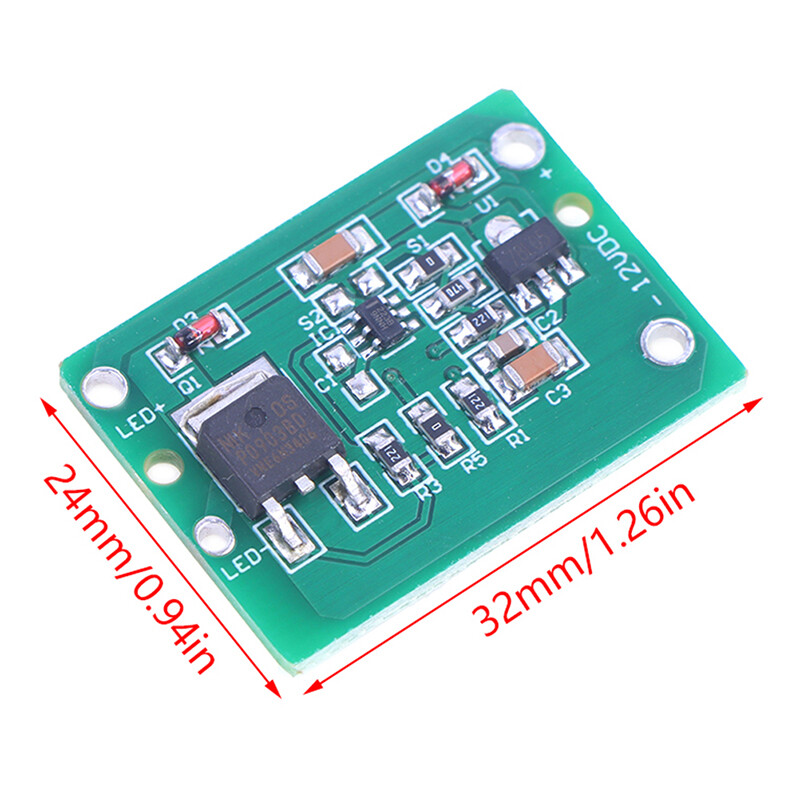 12V Capacitive Touch Switch Sensor Module Push Button Touching Key ...