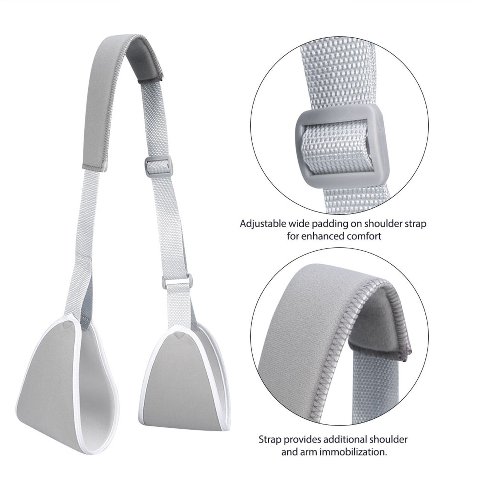 Adjustable Medical Shoulder Arm Sling Swathe Brace Reinforced ...