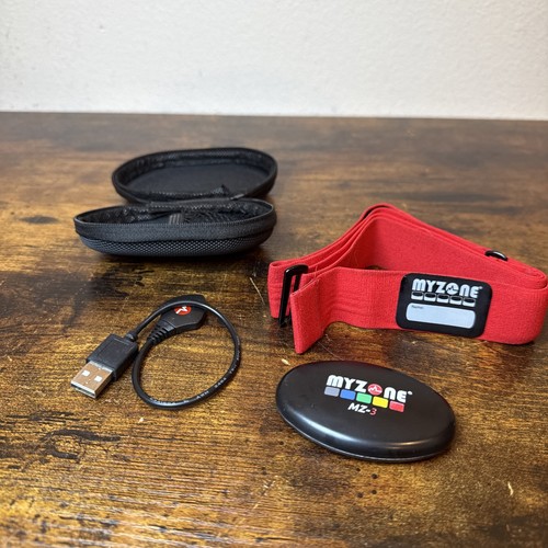 MyZone MZ‑3 Heart Rate Monitor – Bluetooth/ANT+ Chest Strap, Fitness ...