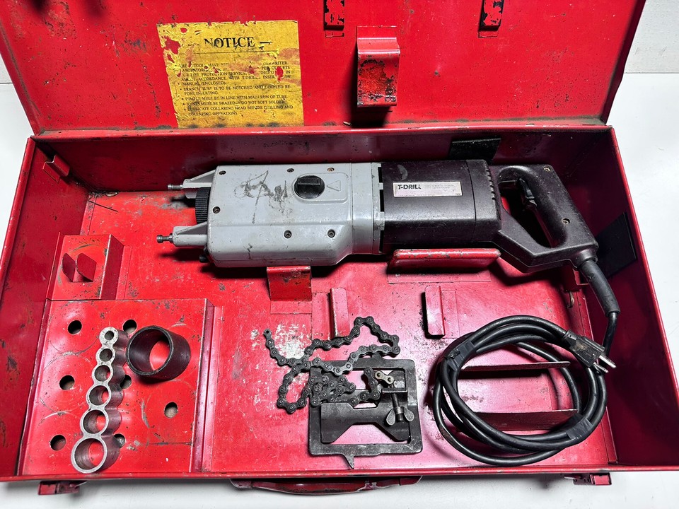 T-DRILL T-55 COPPER Pipe Tee Forming Machine | eBay