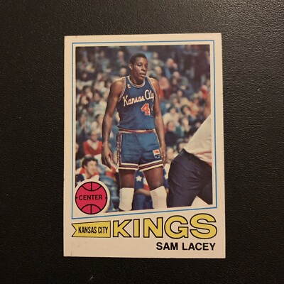 1977 # 49 Sam Lacey Kansas City Kings Topps Basketball NBA 1977-78 77 ...