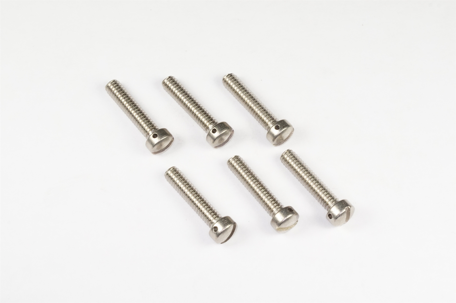 Lot of 6 MS35275-247 Stainless 8-32 3/4 Drilled Fillister Slotted ...