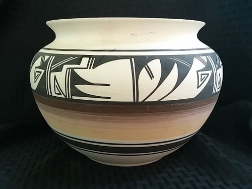 Large Vintage Silas Navajo Clay Pot | eBay