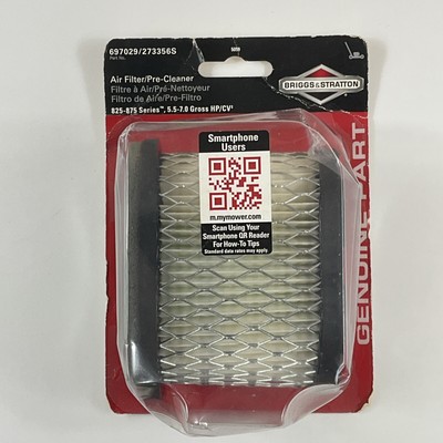 NEW GENUINE OEM BRIGGS & STRATTON PART # 5059K AIR FILTER;REP. #697029 ...