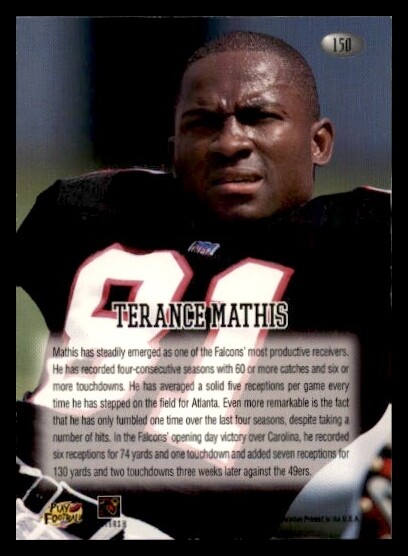 1998 Playoff Momentum Retail #150 Terance Mathis | eBay