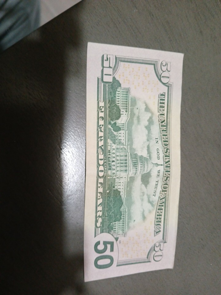 Fancy Serial Number 50 Dollar Bill | eBay
