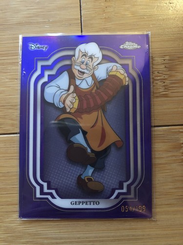 2024 Topps Chrome Disney - Purple Geppetto 54/199 | eBay