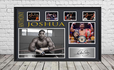 Anthony Joshua Signed Photo Print Autographed Poster Boxing Memorabilia ...