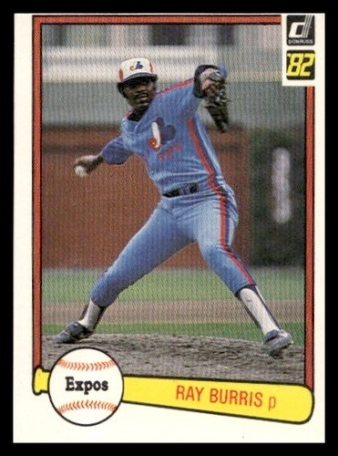 1982 Donruss #414 Ray Burris Montreal Expos Baseball card | eBay