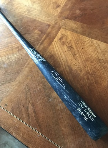 Tony Tarascó Autographed Game Used Atlanta Braves Baseball Bat | eBay