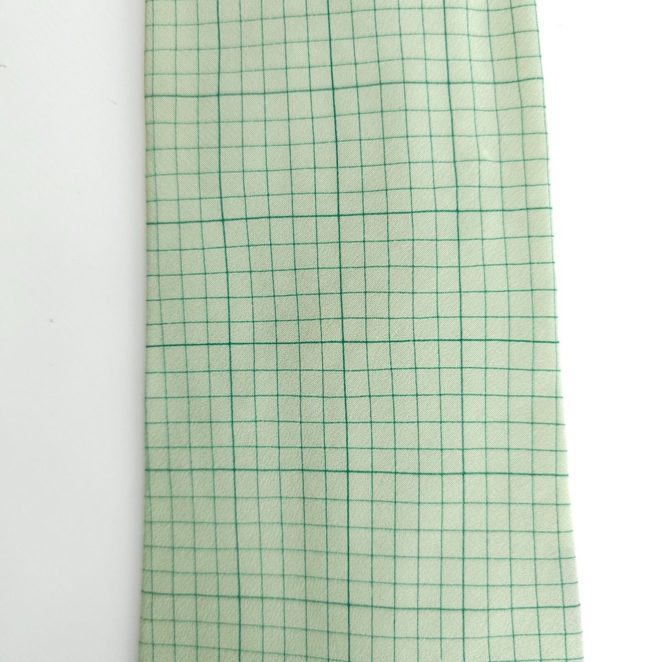 Computer Gear Men Necktie 100% Silk Check Green Size 59x4 - NWOT | eBay