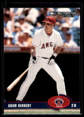 2003 Donruss Adam Kennedy #75 Anaheim Angels | eBay