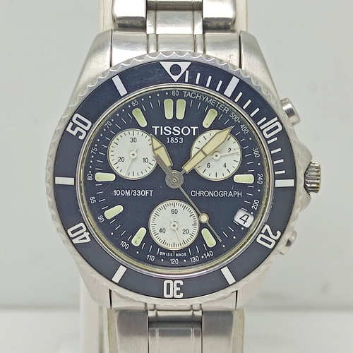 Tissot E662/762M Panda Face Chronograph Vintage Men's Watch | eBay