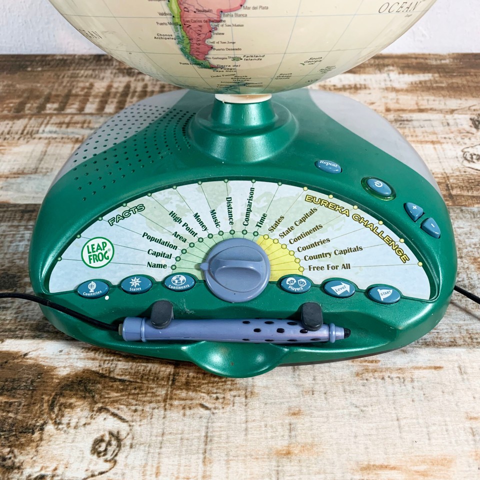 LEAP FROG ODYSSEY III Interactive Talking SMART GLOBE Explorer Eureka Challenge | eBay