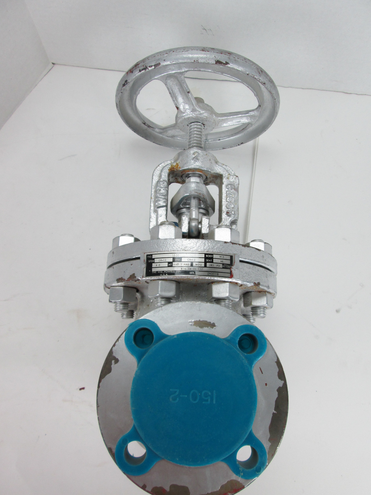 Powell WOG Gate Valve 2-150 Fig 1531 285 PSI Industrial Water Oil Gas S ...