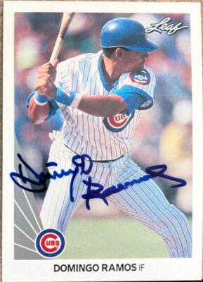 Domingo Ramos Autographed 1990 Leaf #440 | eBay