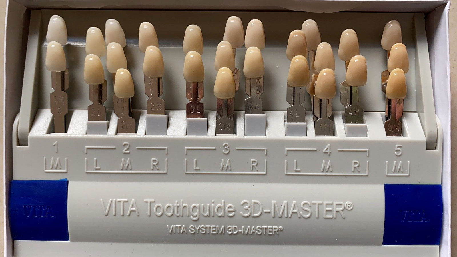 VITA Toothguide 3D Master with Shade Guide 29 Colors Vitapan Original ...