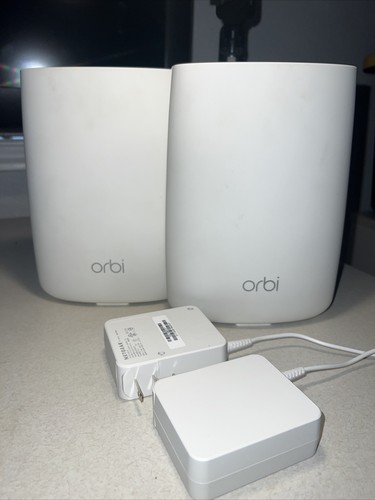 NETGEAR Set Orbi RBS50 Satellite & Orbi Router RBR50 Home Mesh WiFi Tri ...