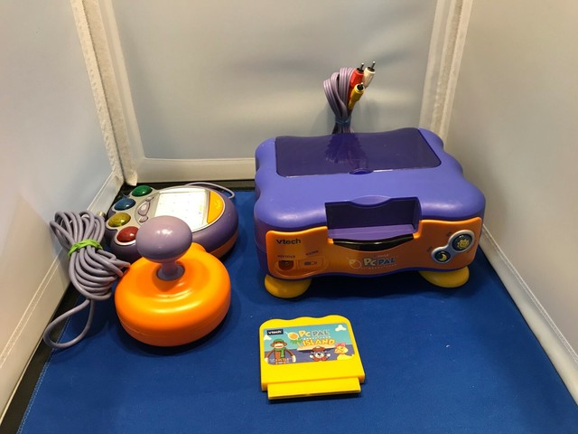 Vtech V. Smile PC Pal TV Learning System Bundle Console Controller & 1 ...