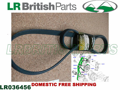 LAND ROVER DRIVE BELT 2.0L 16V PETROL LR2 LR184622 mitsuboshi | eBay