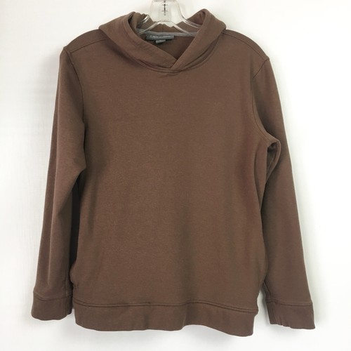 Free Fly Womens Small Hoodie Brown Bamboo Cotton Pullover Sweatshirt | eBay