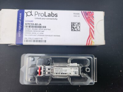 ProLabs Transceiver SFPC59-80-JA, 1000Base-CWDM SFP SMF 1590NM 80KM, LC ...