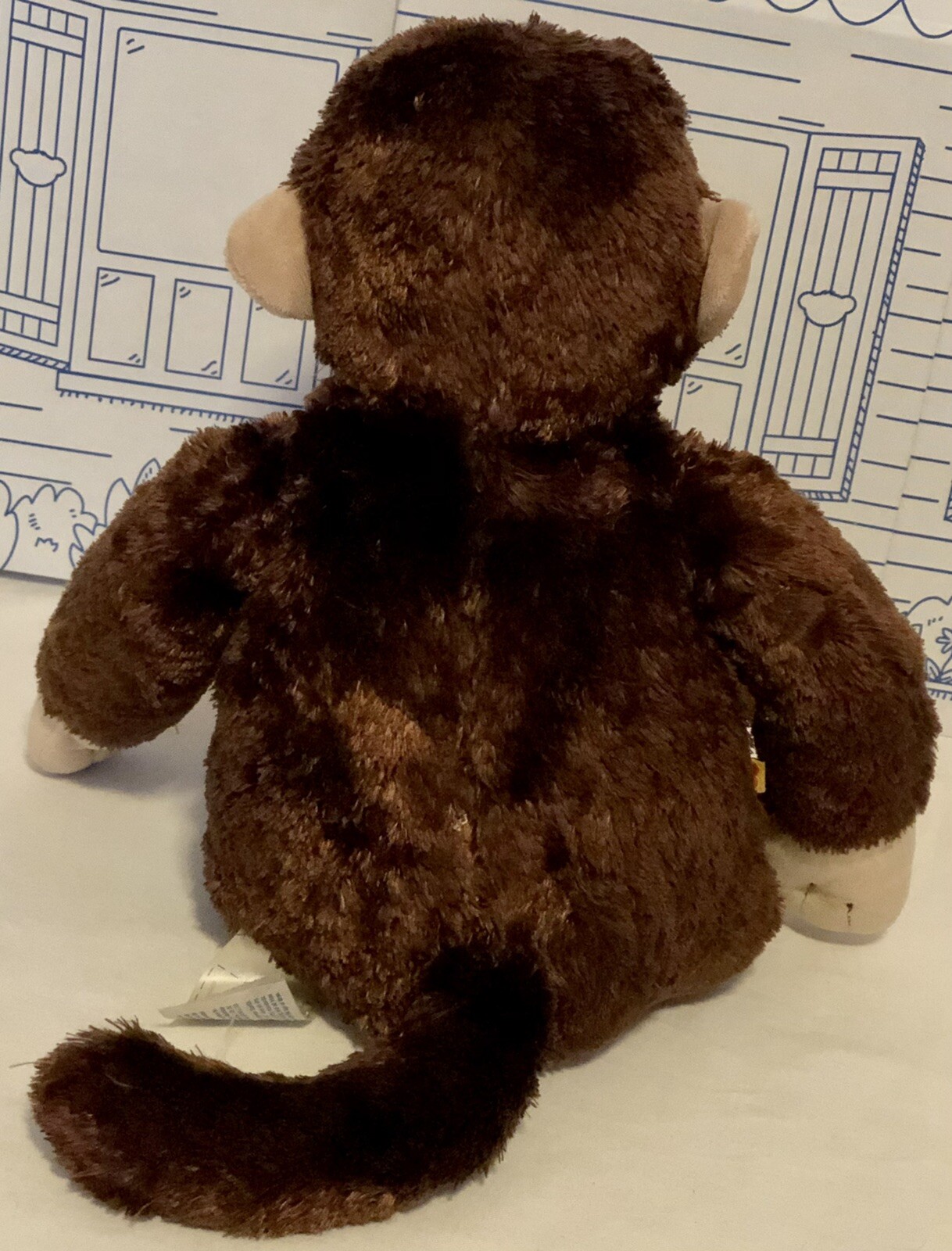 Build a Bear Marvelous Monkey Brown Cream Happy Ape Stuffed Animal ...