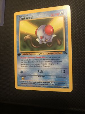 Tentacool First Edition Jungle 56/62 NM M | eBay