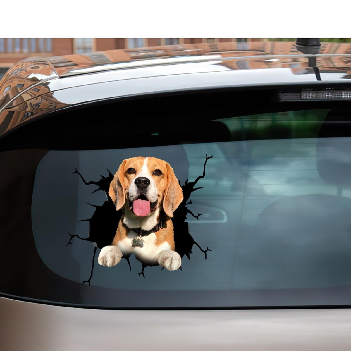 Beagle Decal Dog Beagle Dog Sticker Patch – These Are Things