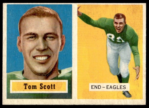 1957 Topps Tom Scott ^ Philadelphia Eagles #25 | eBay