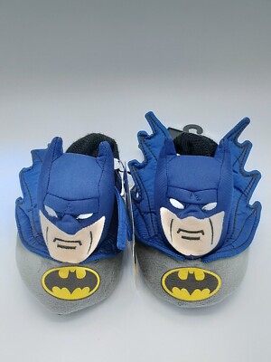 Batman Slippers for your little Super Hero! Little Boys Size 7-8 NEW | eBay