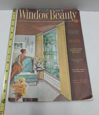 Vintage 60s 70s Decor Kirsch Guide Window Beauty Curtain Drapes ...