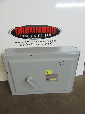 GE QMR PANELBOARD FUSIBLE DISCONNECT THFP366 600 AMP 600 VAC 500 HP 3 ...