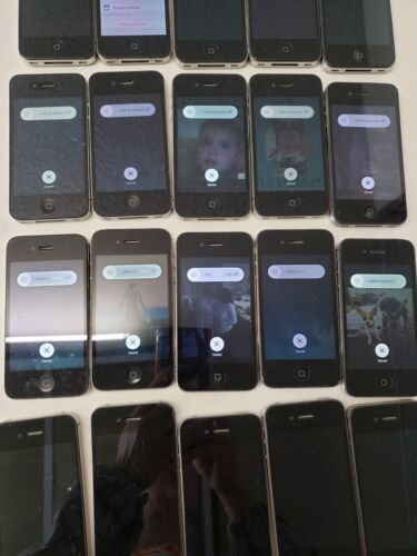 Lot of 26 Apple iPhone 4 8GB A1349(CDMA) ( NON SIM MODEL) Black | eBay