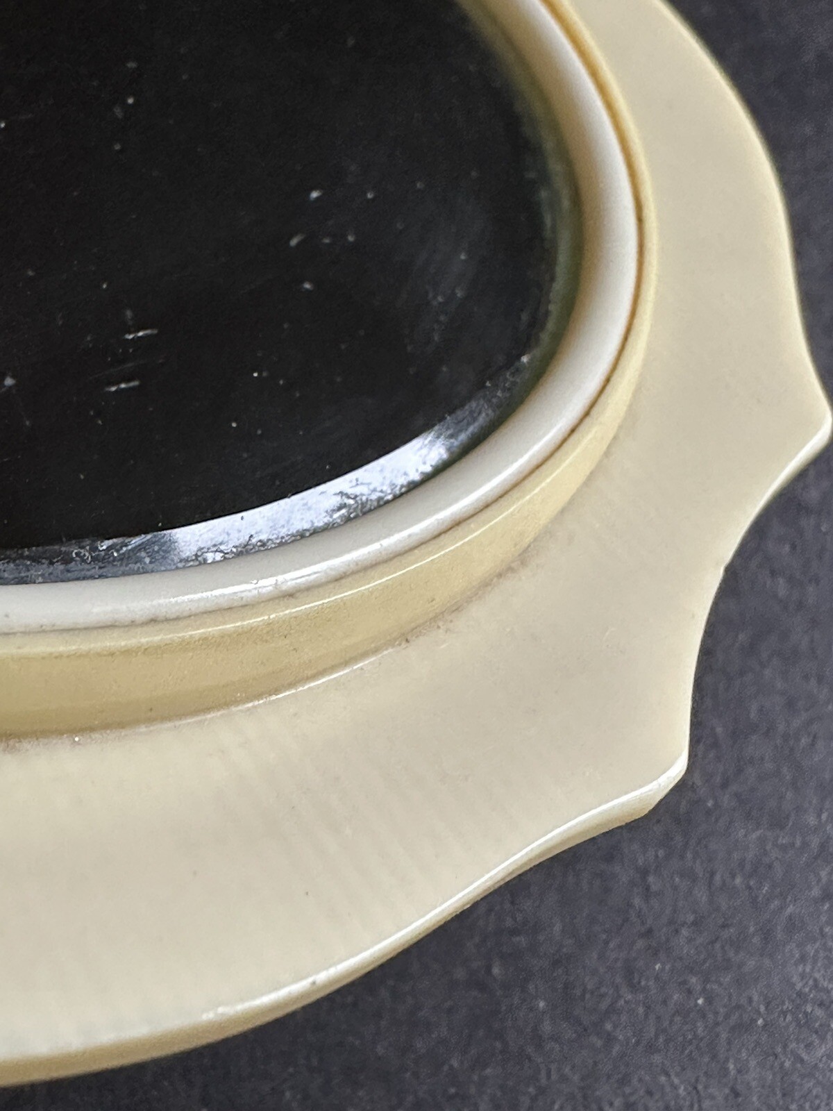 2 Vintage Ivory Pyralin Dubarry French Celluloid Vanity Dresser Powder ...