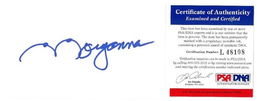 Morganna Signed Autographed Index Card Kissing Bandit (PSA/DNA) COA | eBay