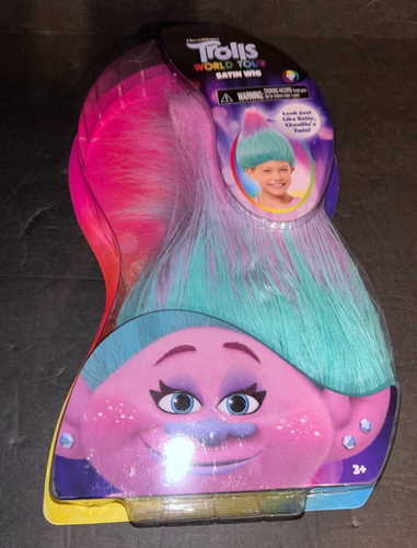 Just Play DreamWorks Trolls World Tour Satin Wig Age 3 Years & Up - NEW ...