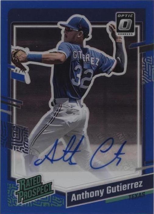 2023 Panini Donruss - Optic Rated Prospect Signatures Anthony Gutierrez ...