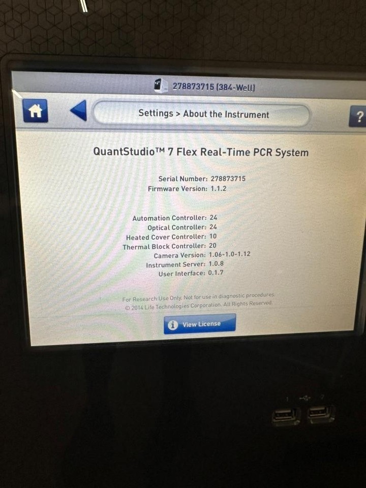 2020 ThermoFisher / ABI QuantStudio 7 Flex Real-Time PCR System | eBay