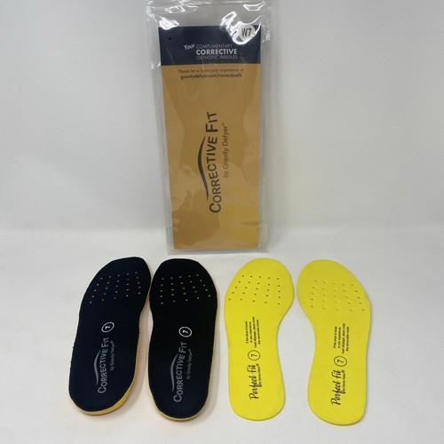 Corrective Fit by Gravity Defyer Replacement Orthotic Insoles Womens 7 ...