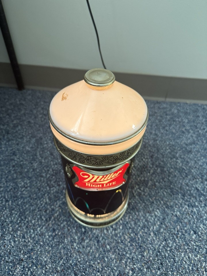 Vintage MILLER HIGH LIFE Bouncing Ball Rotating MOTION Bar Light Sign ...